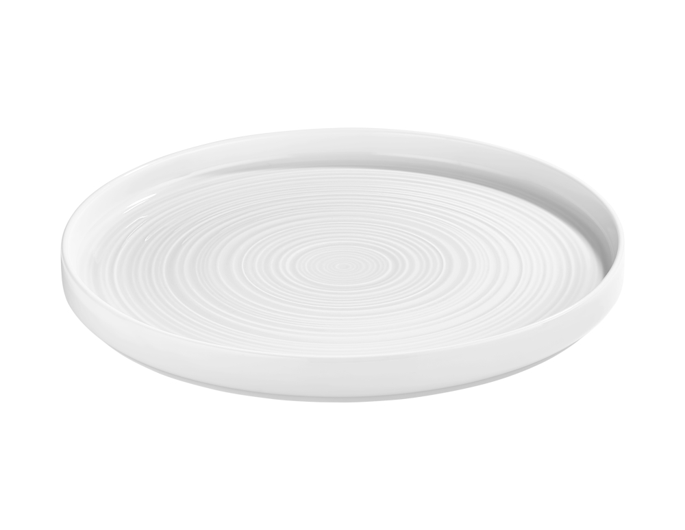 Helix White Flat Plate 19 Cm - BY BONE