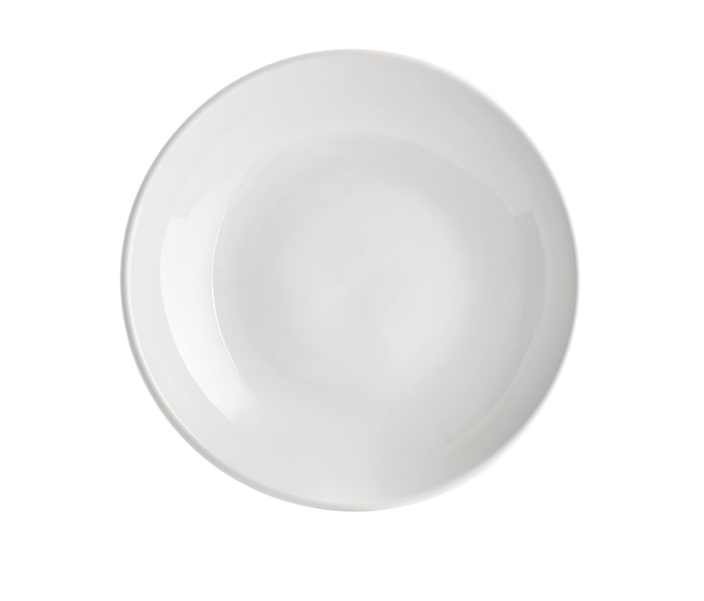 White Deep Plate 21 cm (500 cc) - BY BONE