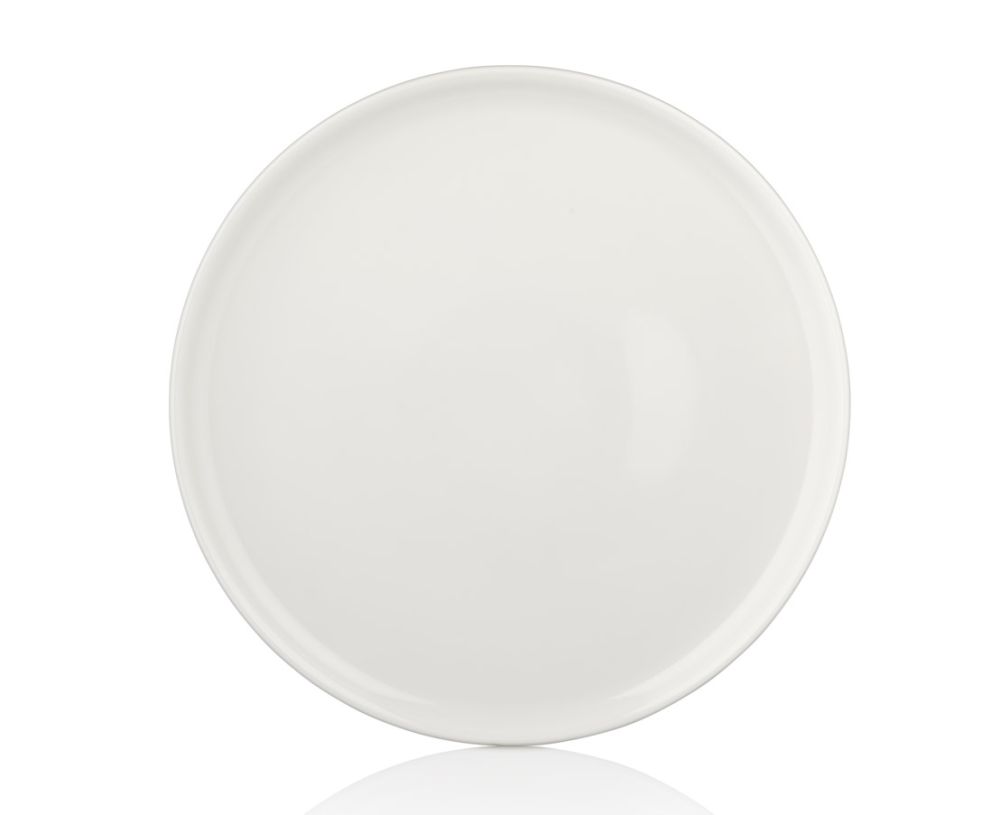 White Zest Pizza Plate 32 cm - BY BONE